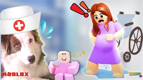 Ayudo A Una MamÁ A Tener A Su BebÉ Hospital De Roblox Youtube