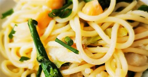 Esparguete Com Bacalhau