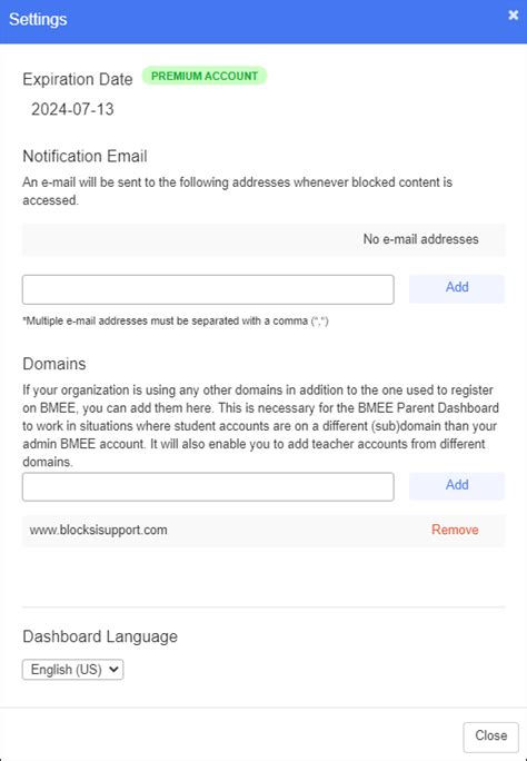 Add Multiple Domains Blocksi