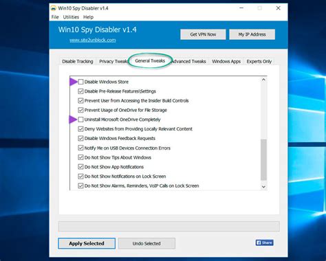 Избавляемся от шпионских функций Windows 10