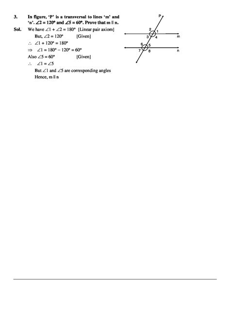 Parallel Lines And Transversals Physics Wallah