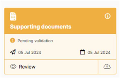 Supporting Documents Partner Support