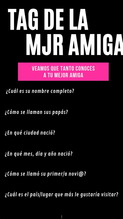 Test Para Tu Mejor Amiga