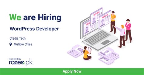 Wordpress Developer Job Islamabad Karachi Lahore Credia Tech Rozee Pk