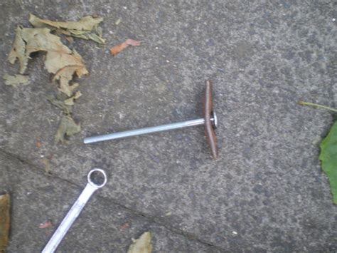 Improvised Alignment Guage Mgb And Gt Forum The Mg Experience