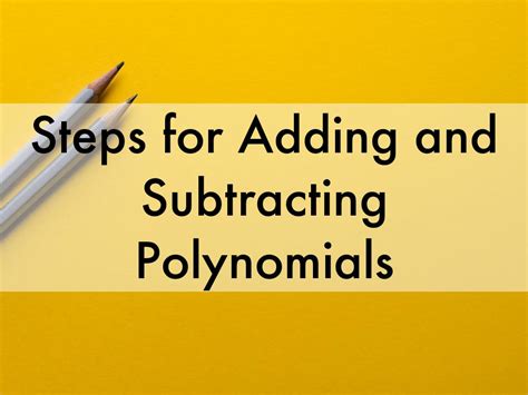Adding And Subtracting Polynomials QUIZ By John Ivan
