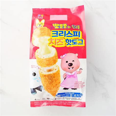 농협 목우촌 뽀로로와친구들 크리스피치즈핫도그 320g 배민 장보기∙쇼핑
