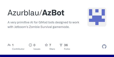 GitHub Azurblau AzBot A Very Primitive AI For GMod Bots Designed To Work With Jetboom S