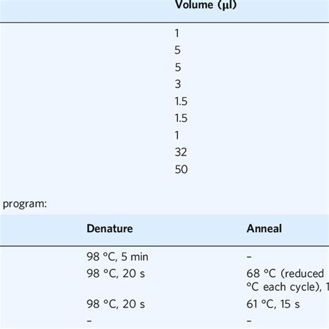 By Combining And Mixing The Following Components Download Scientific