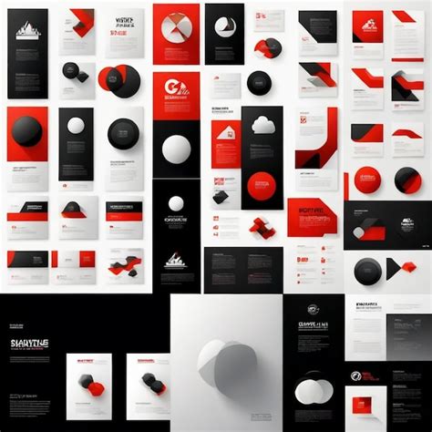 Premium Vector A Poster Of Some Kind Of Electronics With A Red And Black Background