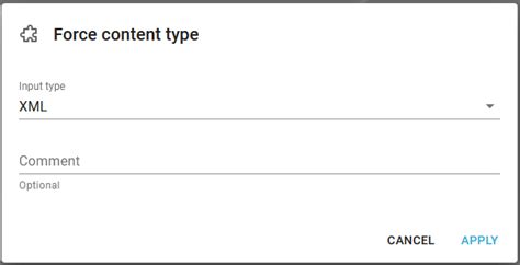 Force Content Type