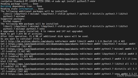 解决ubuntu无法找到python37的包的问题 E Couldn‘t Find Any Package By Glob