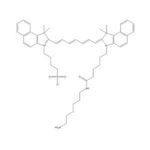 1686147-55-6，ICG amine，ICG-NH2近红外荧光染料Near IRDyes激发和发射波长和颜色图品牌：新研博美陕西-盖德化工网
