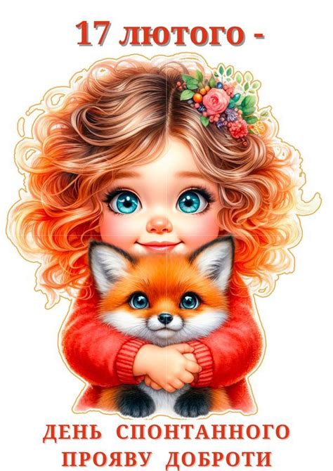 МЕТОДИЧНА СКАРБНИЧКА Постер 17 лютого День спонтанного прояву доброти 4 аркуші А4