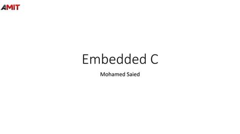 Embedded Cpptx