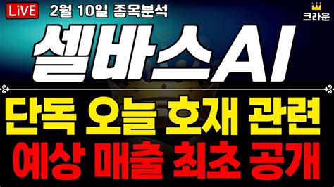 셀바스ai And 셀바스헬스케어 주가 전망 최초 공개 및 세력 입장에서 놓고 본 관점 Youtube