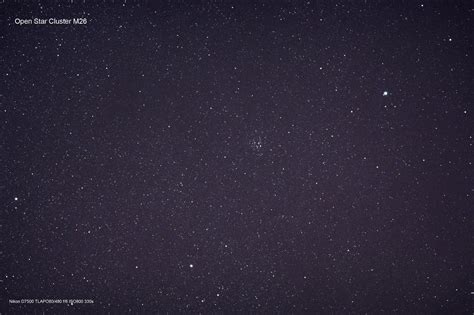 Pascal Hilkens Astro Page Open Cluster M26