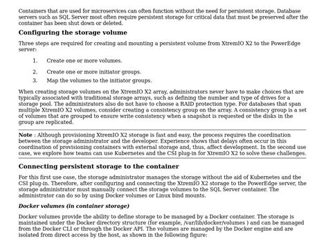 Step 6 Configure A Storage Volume And Connect It To The Container