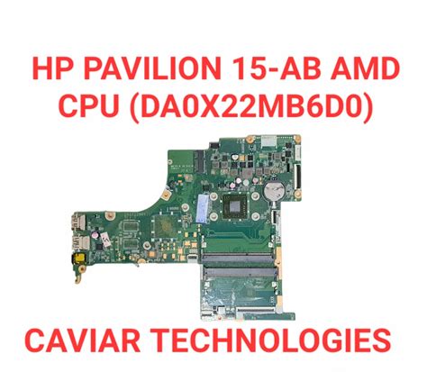 Hp Pavilion Ab Amd Cpu Da X Mb D Laptop Motherboard At Piece Nehru Place New