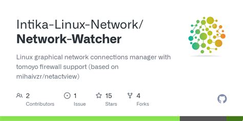 GitHub Intika Linux Network Network Watcher Linux Graphical Network Connections Manager With
