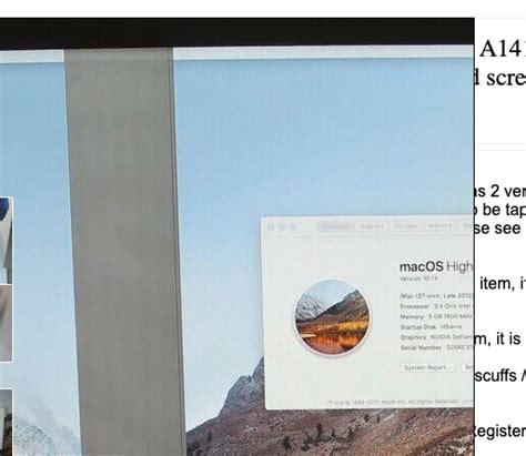 Imac Screen Issue MacRumors Forums