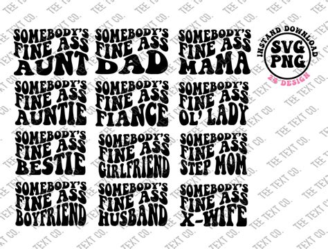 Somebodys Fine Ass Svg Somebodys Svg Fine Ass Mama Svg Fine Ass Wife