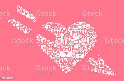 심장 및 화살표 여성의 권리 및 여자 전원 아이콘 패턴 가족에 대한 스톡 벡터 아트 및 기타 이미지 가족 걷기 고등학교 Istock