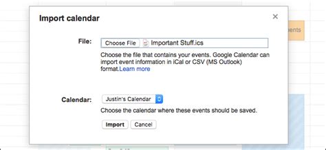 How To Import An ICal Or ICS File To Google Calendar
