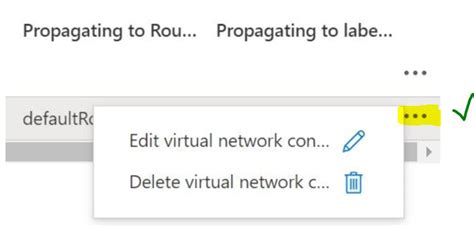 How To Edit A Virtual Network Connection When Options To Edit Are
