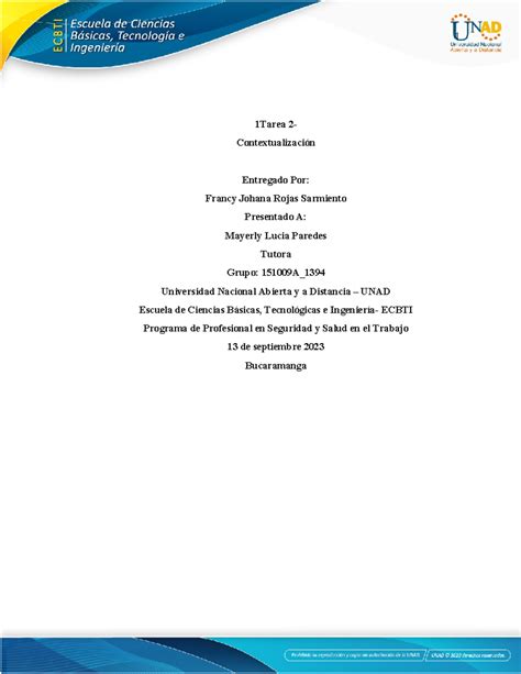 Tarea 2 Contextualización Biología Celular Y Molecular 1 Tarea 2