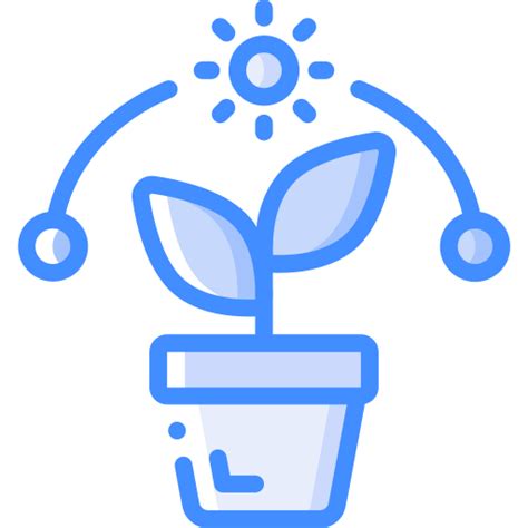 Plant Basic Miscellany Blue Icon Plant Basic Miscellany Blue Icon
