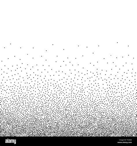 Abstract Vector Dark Gray Round Ash Particles On White Background Spray Effect Scatter Falling