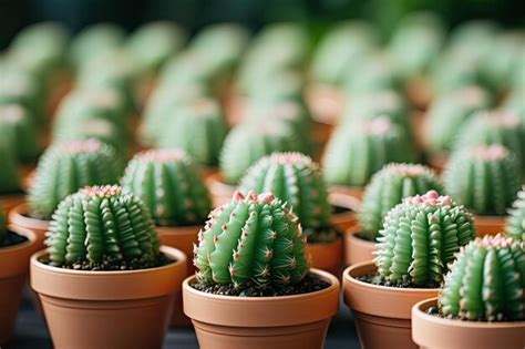 Premium Ai Image Mini Cactus