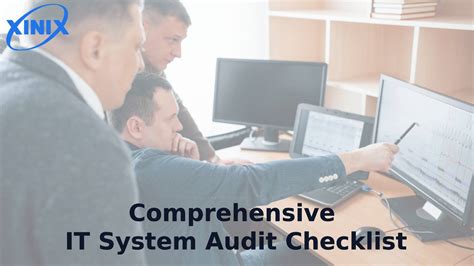 Comprehensive It System Audit Checklist Xinix