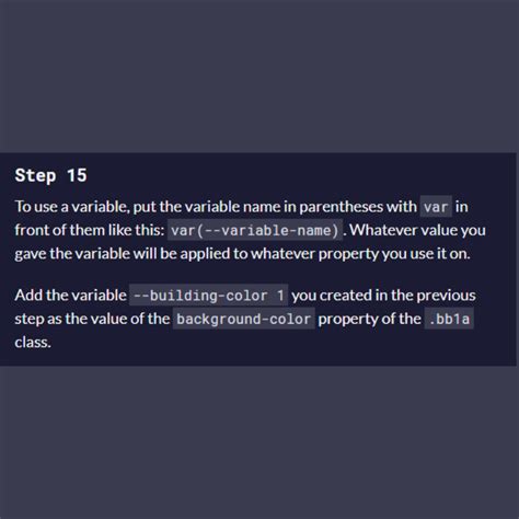 Learning Css Variable By Building A City Skyline Step 15 · Issue