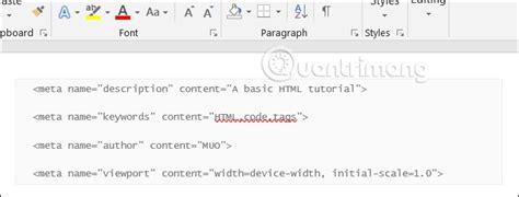 Instructions For Inserting Code In Word