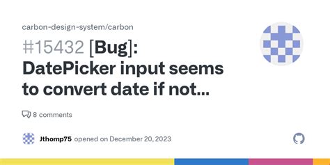 Bug Datepicker Input Seems To Convert Date If Not Given In The