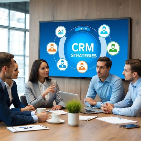 Professional Crm Image With Advanced Software Interface Premium Ai Generated Image