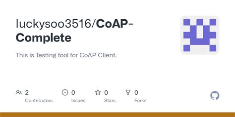 GitHub Luckysoo CoAP Complete This Is Testing Tool For CoAP Client
