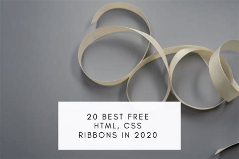 Best Free HTML CSS Ribbons Designs In Wpshopmart