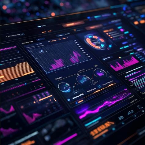 A Software Interface Displaying Supply Chain Performance Metrics And Analytics Premium Ai