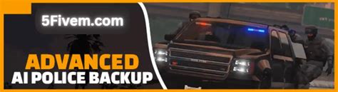 fivem advanced ai police backup system [esx and qbcore ] 5fivem best