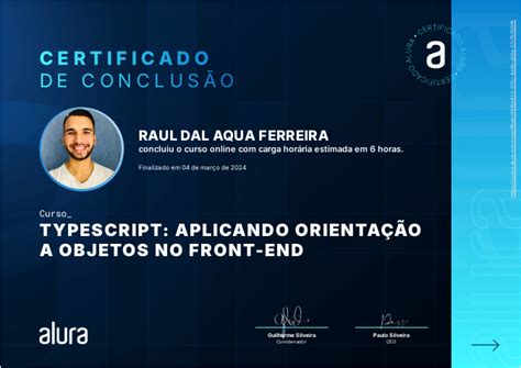 Gostaria De Compartilhar Que Recebi Uma Nova Certificação Typescript