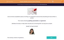 Identify Common Errors In Writing Worksheet EdPlace