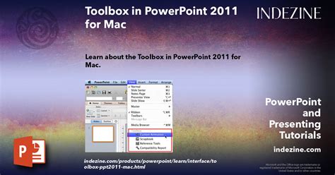 Toolbox In PowerPoint For Mac