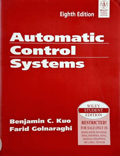 Buy Automatic Control Systems 8th Edition Book Online At Low Prices In India