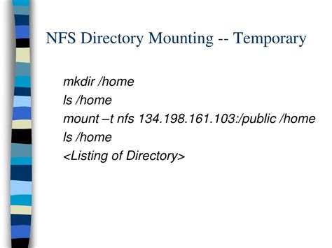 Ppt Remote Disk Access With Nfs Powerpoint Presentation Free Download Id 3621826