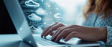 Premium Photo Businesswoman Engaged In Cloud Computing Activities