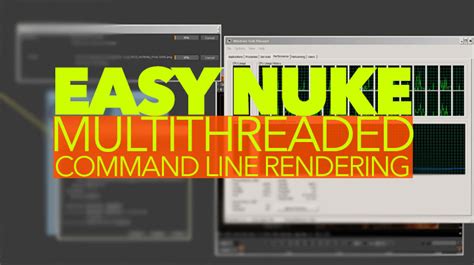 nuke renderthreads enables easy per frame command line multithreaded