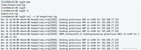linux离线搭建keepalived及日志配置 linux离线安装keepalived csdn博客